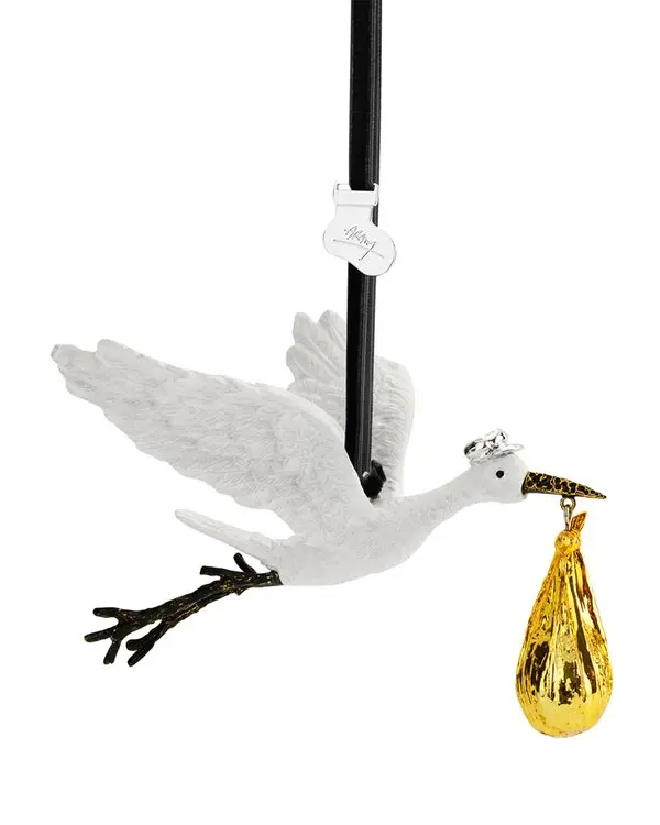 Michael Aram Silver And Gold Stork Ornament