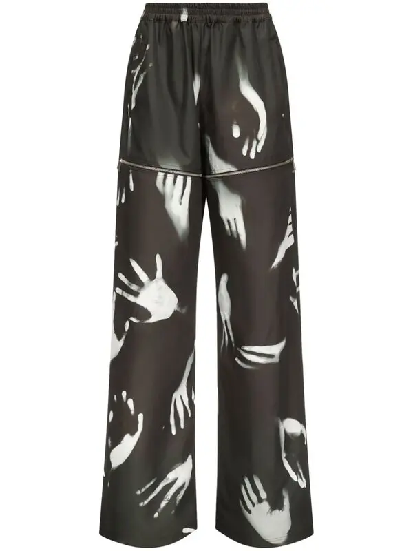 AREA Handprint Slit Track Pants