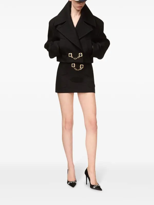 AREA Chain-detailing Cropped Jacket