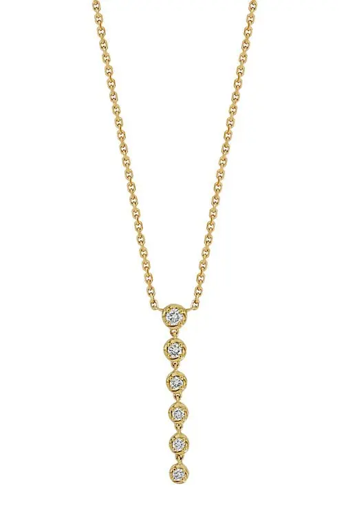Bony Levy Monaco Diamond Linear Pendant Necklace