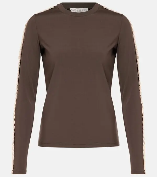 JW Anderson Pleated Jersey Top