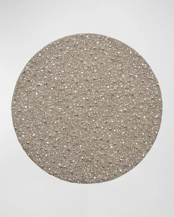 KIM SEYBERT Rush Placemat - Silver