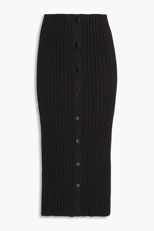Philosophy Di Lorenzo Serafini Ribbed-knit Midi Skirt