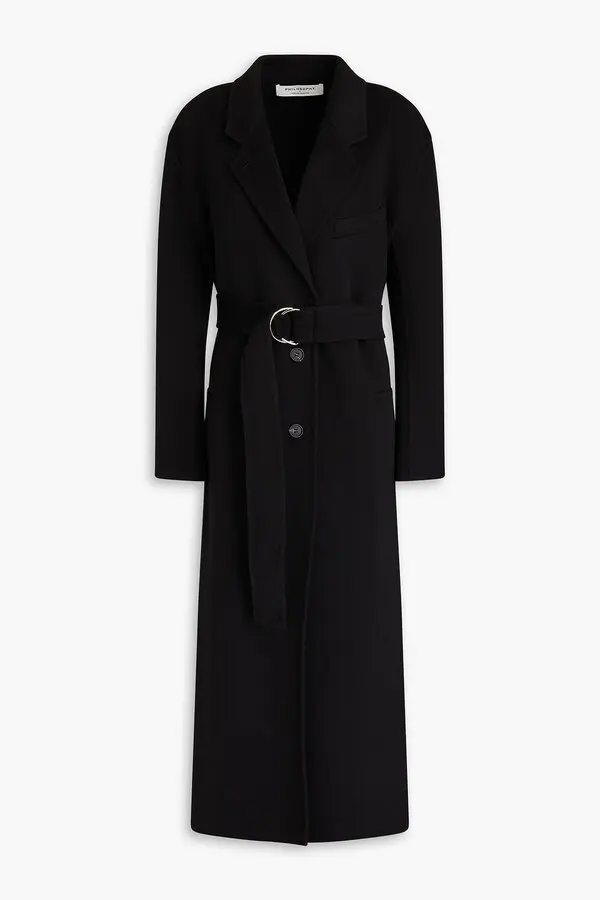 Philosophy Di Lorenzo Serafini Belted Wool-felt Coat