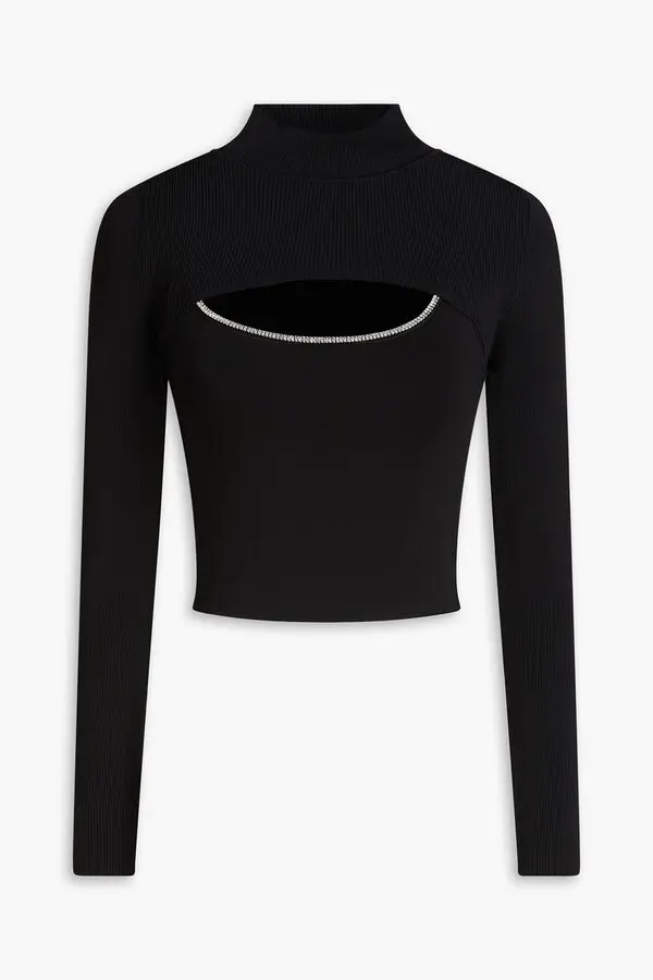 Alice + Olivia Orion Crystal-embellished Tank And Shrug Set
