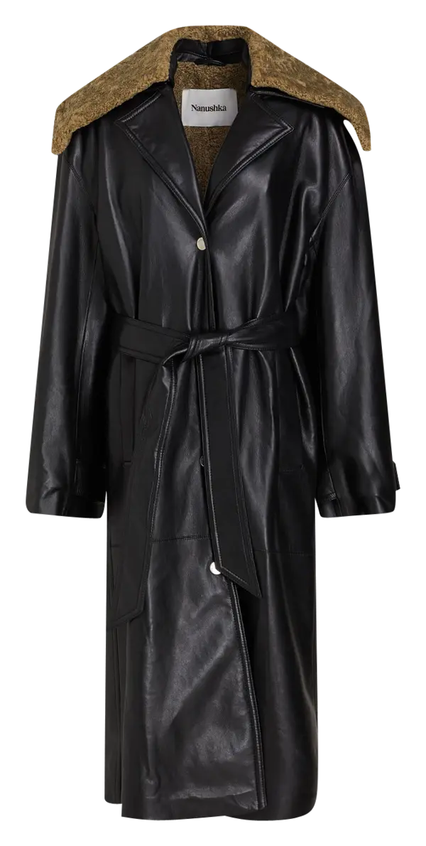 Nanushka Teddy Fleece Coat