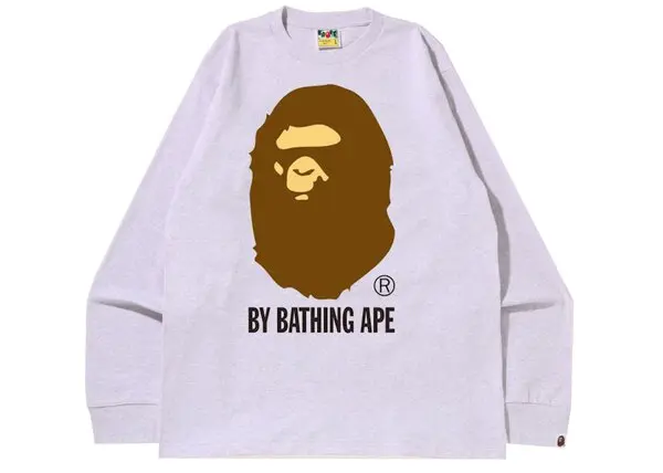 BAPE By Bathing Ape Long Sleeve Tee Shirt - Gray
