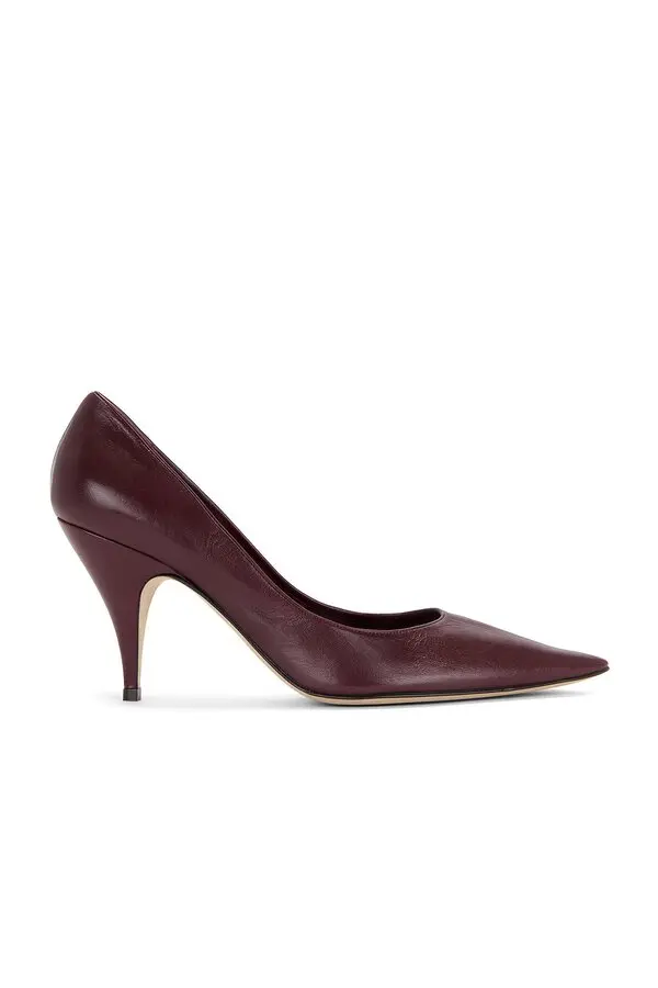 THE ROW Liisa Pump - Bordeaubergine