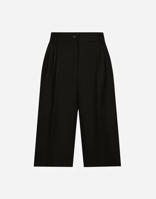 Dolce & Gabbana Wool Gabardine Bermuda Shorts