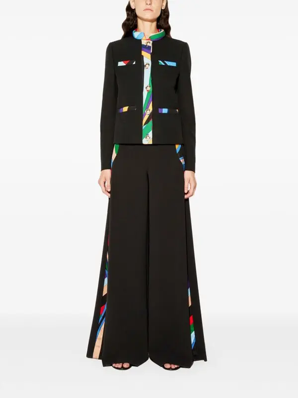 Emilio Pucci Contrast-trim Single-breasted Jacket