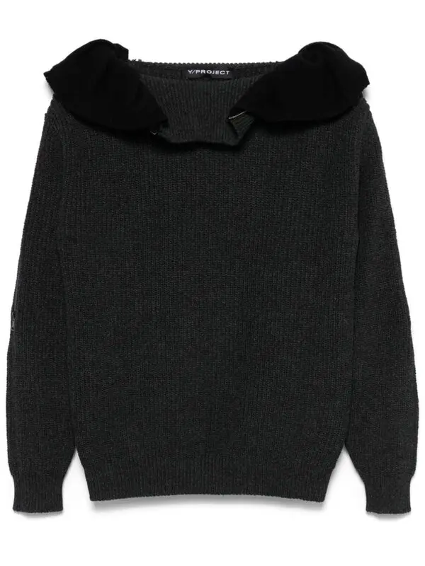 Y/project Zip Hooded Sweater