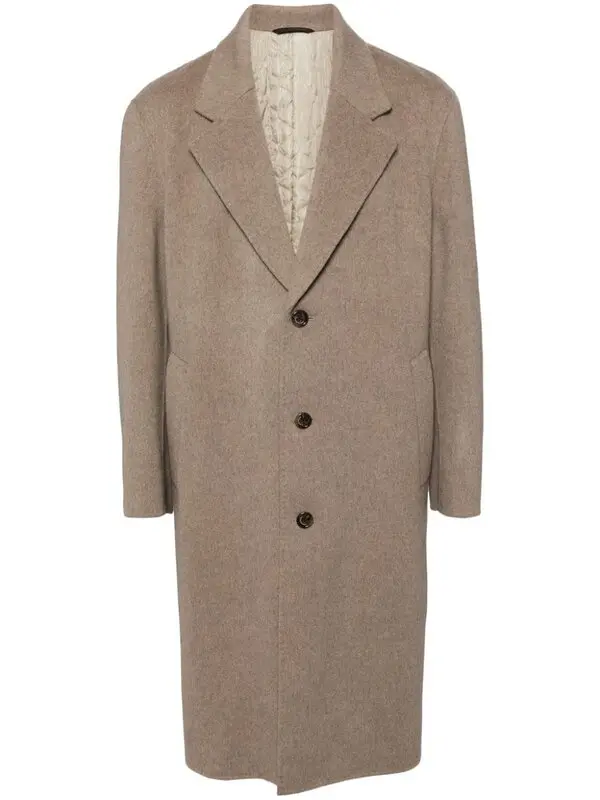 MAN ON THE BOON. Wool-blend Single-breasted Coat