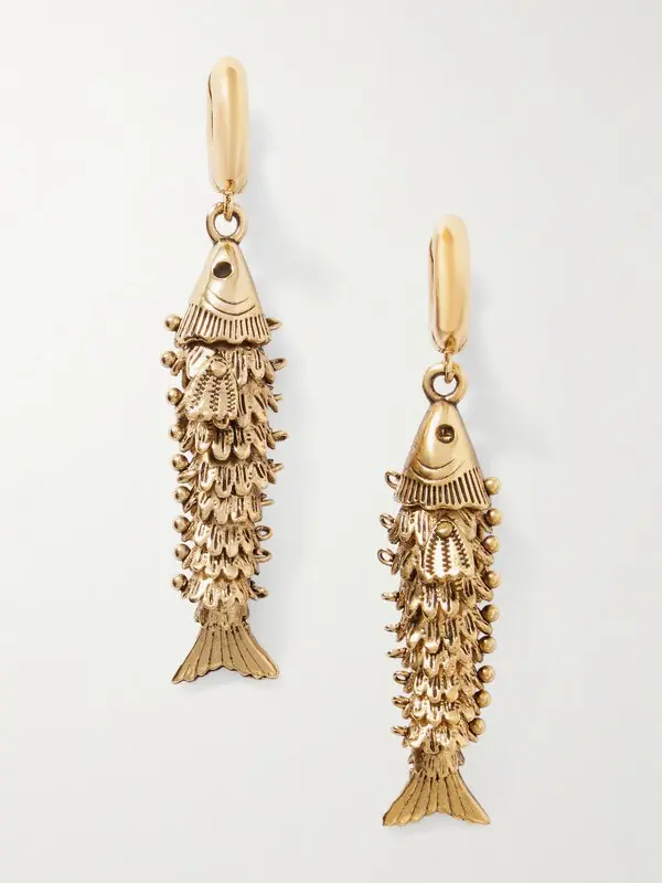 Isabel Marant Tone Dangle Earrings - Gold