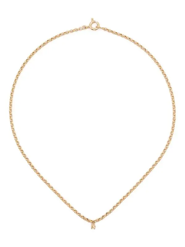 Yvonne Léon 18kt Jaseron Flottant Diamond Necklace