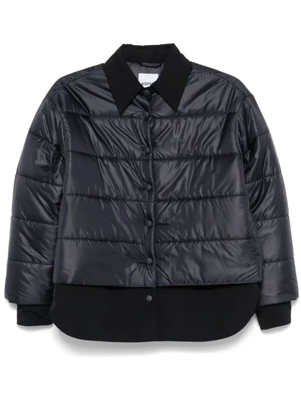 Aspesi Jayla Puffer Shirt Jacket - Blue