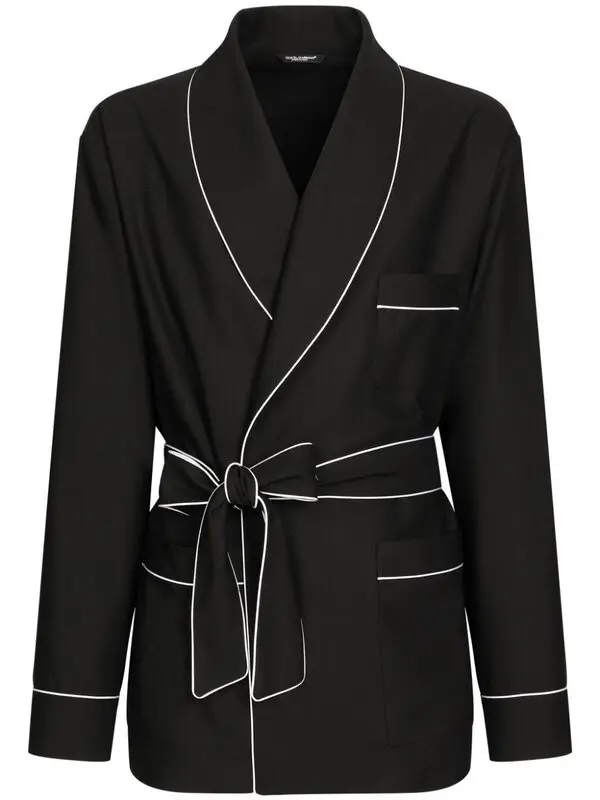 Dolce & Gabbana Contrast-trim Bathrobe