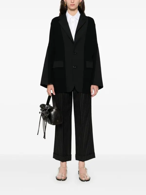 Sacai Knit-panels Blazer