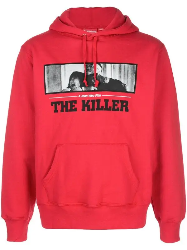 Supreme The Killer' Printed Hoodie - Red | Editorialist