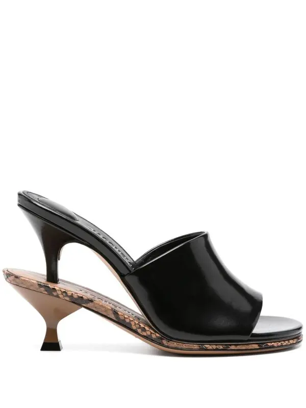 Jacquemus The Double 110mm Mules - Black