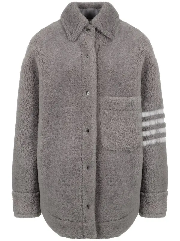 Thom Browne 4-bar Oversized Shirt Jacket