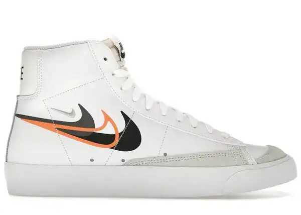 Nike Blazer Mid '77 Swoosh White/Black/Bright Mandarin