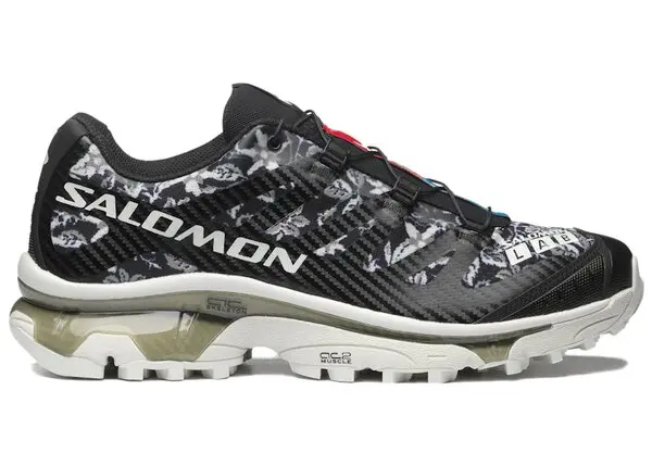 SALOMON Xt-4 Og Needlepoint Sneakers - Black/icicle/deep Lichen Green