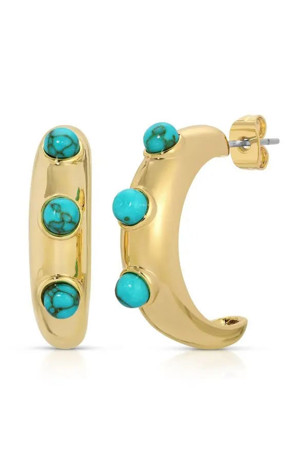 LEEADA Marais Hoops - Gold
