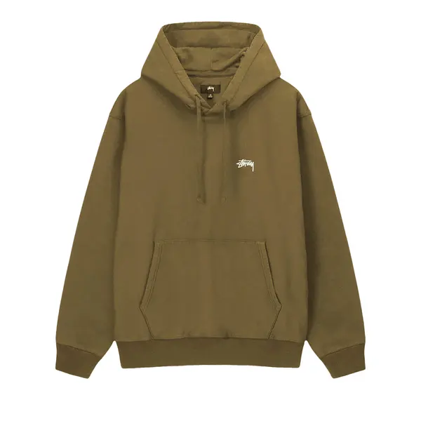 StÜssy Stock Logo Hoodie - Green