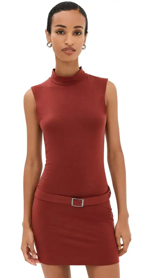 Reformation Jemma Knit Dress In Fig Jam - 71% Off