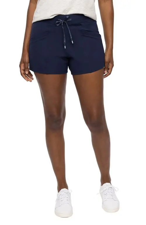 Travis Mathew Friday Ponte Shorts - Navy