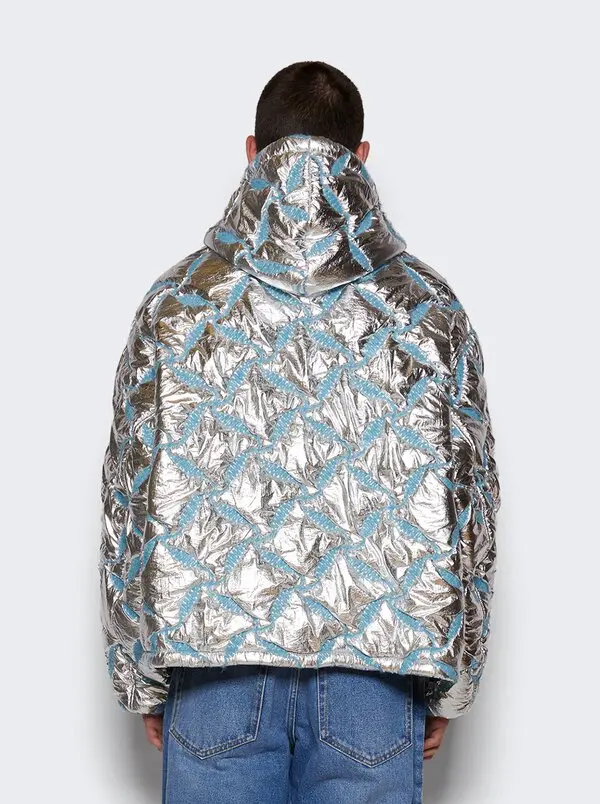 BLUEMARBLE Hooded Quilted Bomber Jacket