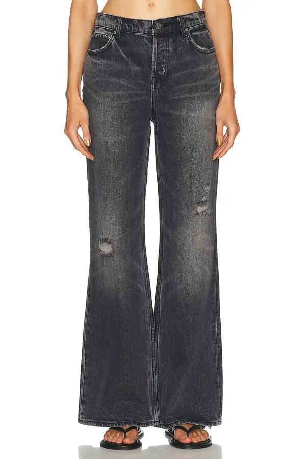 GRLFRND Jade Low Rise Flare Jeans