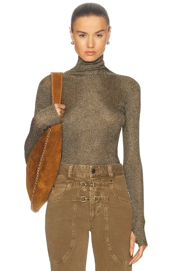 Isabel Marant Jaelis Top - Dark Khaki