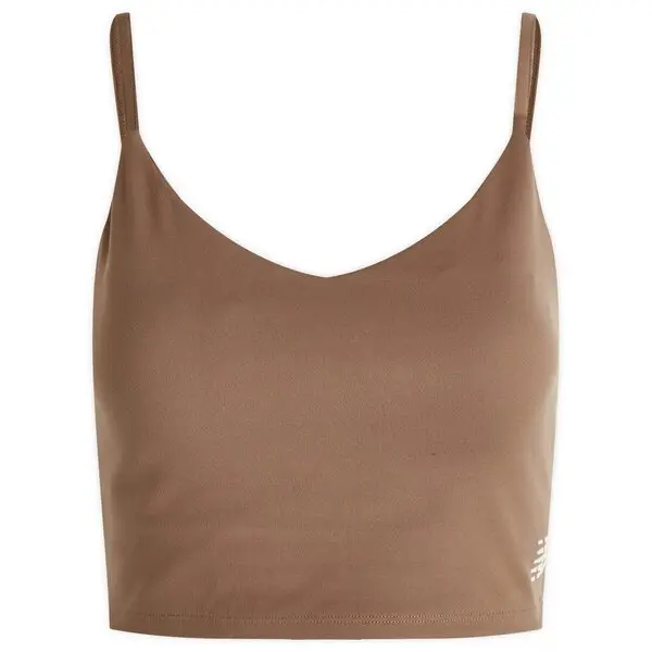 NEW BALANCE Soft Bra Top - Dark Mushroom