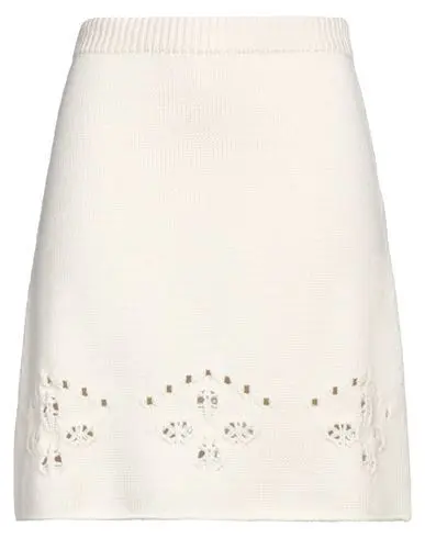 Chloé Cable-knit Mini Skirt - White