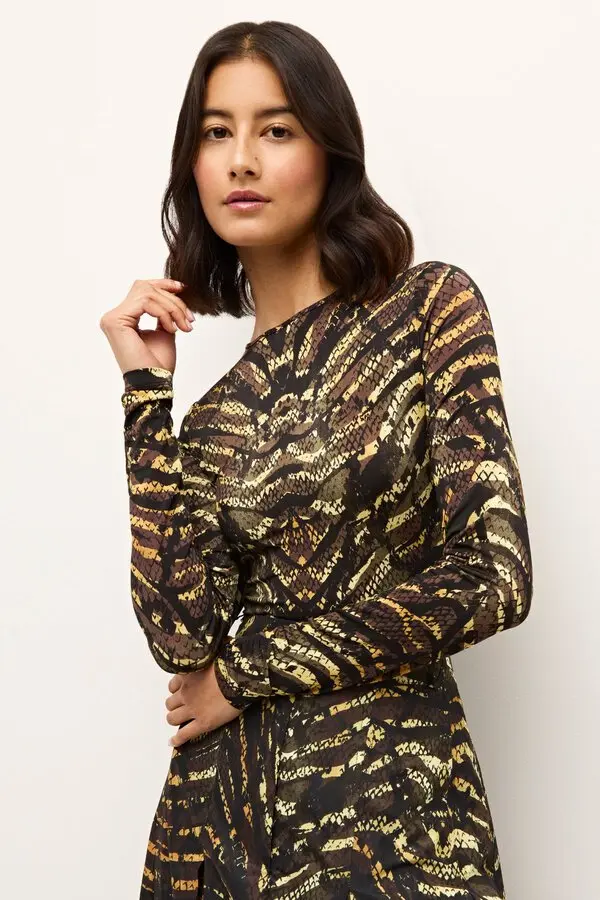 MARIE OLIVER Hazel Top - Bengal