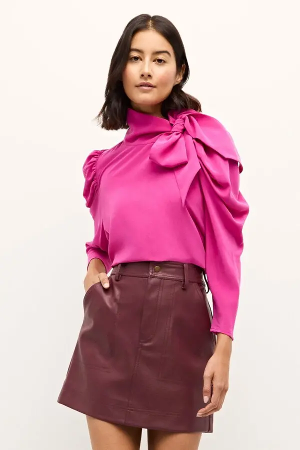 MARIE OLIVER Gabriella Blouse - Raspberry