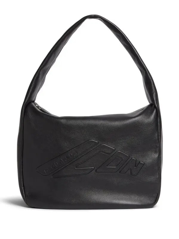 Dsquared2 Logo-embossed Leather Tote - Black