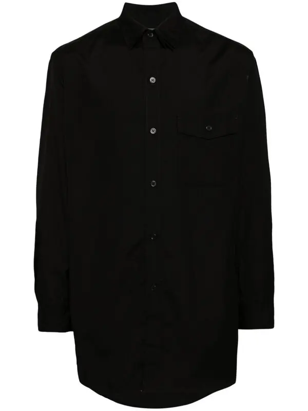Yohji Yamamoto Broad Triple-collar Shirt