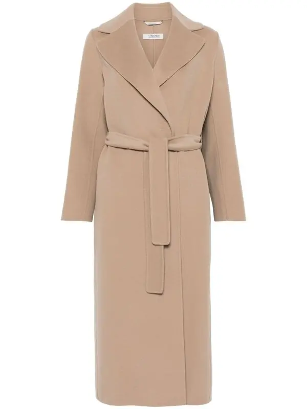Max Mara Poldo Long Coat - Neutrals