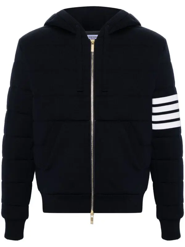 Thom Browne 4-bar Stripe Hooded Jacket