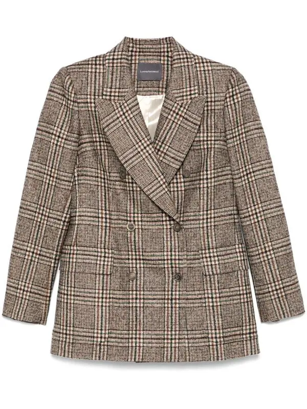 Lorena Antoniazzi Checked Blazer - Neutrals