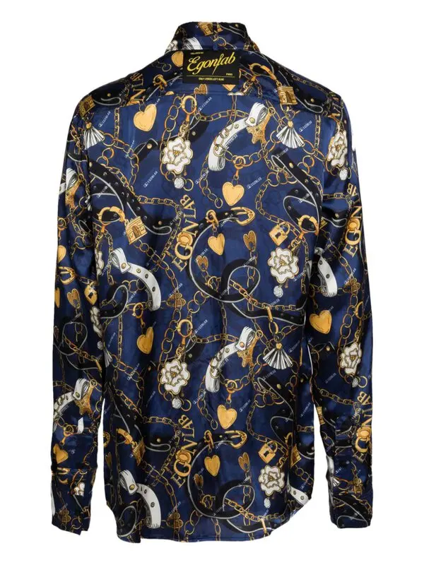 EGONLAB Longue Sleeves Shirt - Blue