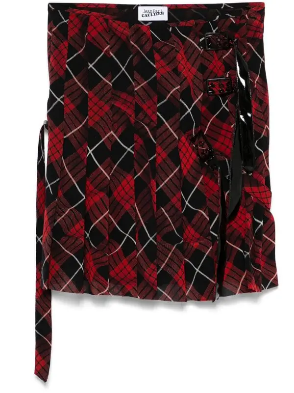 Jean Paul Gaultier Plaid Mini Skirt