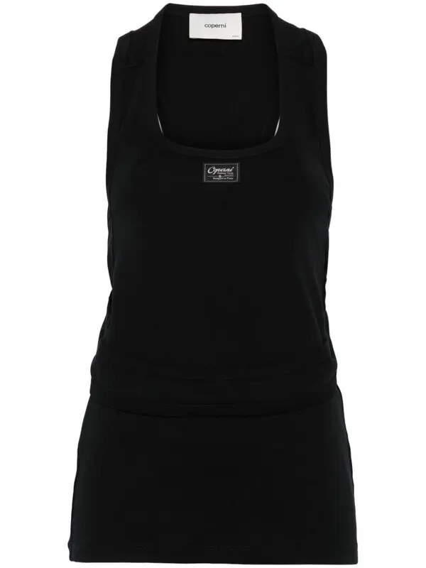 Coperni Open-back Tank Top - Black