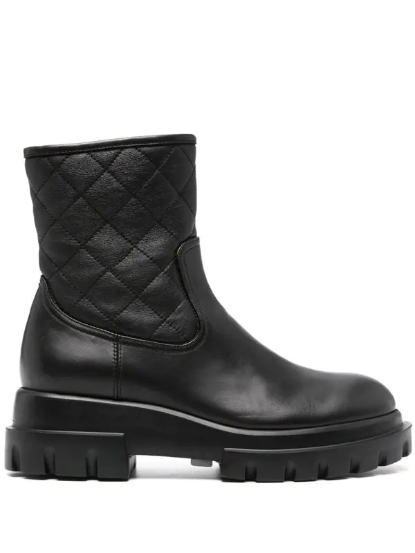 Agl Matelassé Ankle Boots
