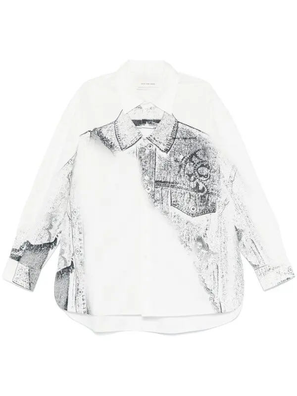 FENG CHEN WANG Trompe L'oeil-print Shirt