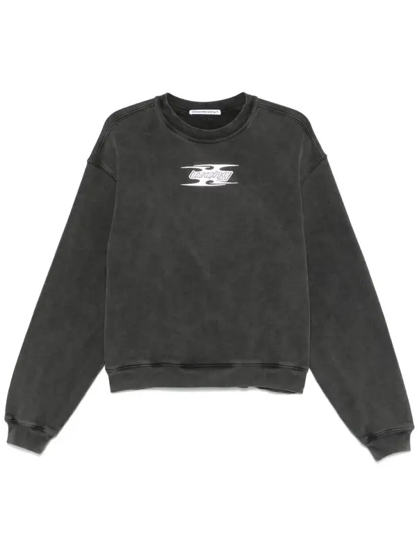 Alexander Wang Blade Logo Sweatshirt - Grey