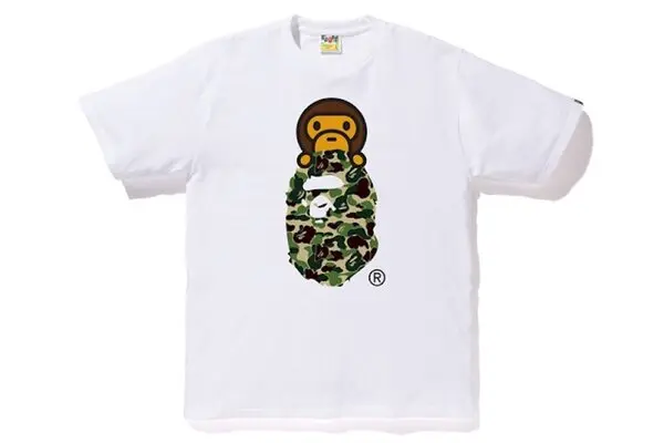 BAPE Abc Milo On Ape Head Tee Shirt