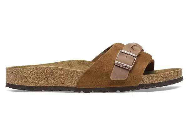 BIRKENSTOCK Oita Braided Suede Slides